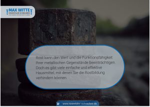 Warum entsteht Rost und wie lässt er sich verhindern? – Das Rosentaler ...