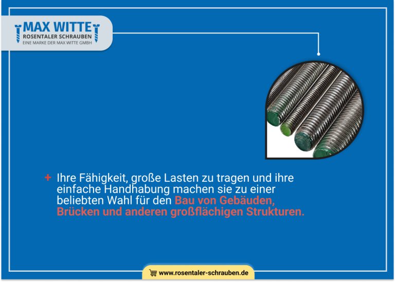 Gewindestangen: Was Sie wissen müssen – Das Rosentaler Schrauben Magazin