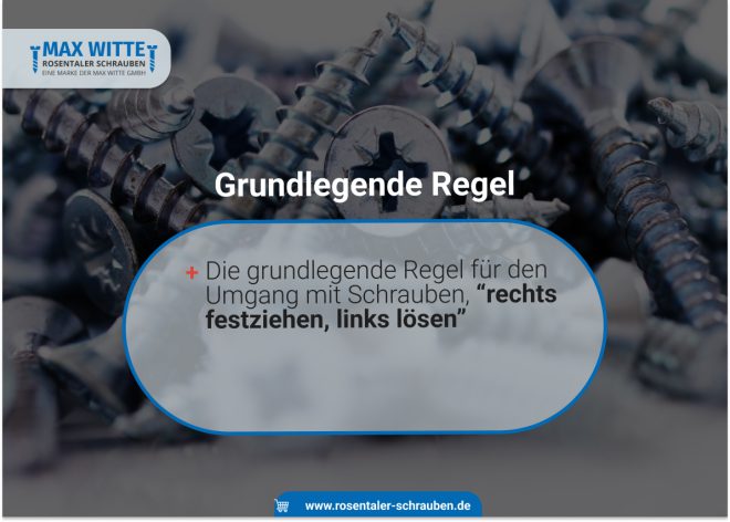 In Welche Richtung Dreht Man Schrauben Auf